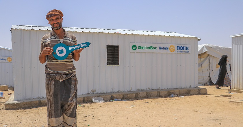 Iron net shelters - ShelterBox Australia